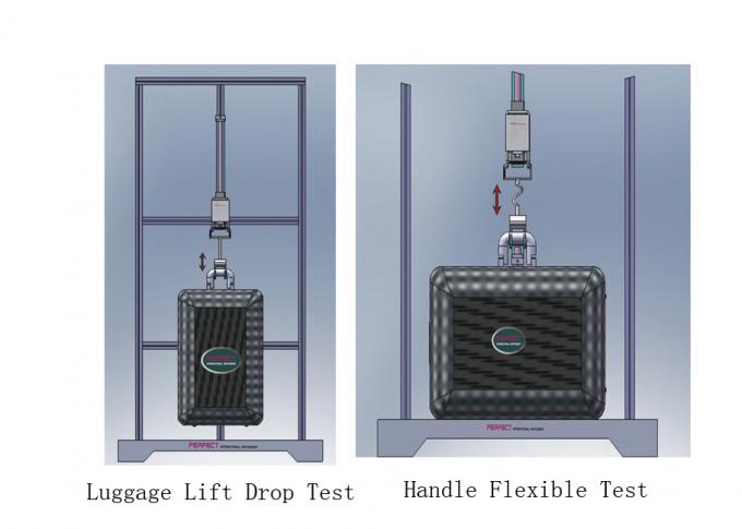 Luggage Pull Rod Fatigue Testing Machine , Baggage Reciprocating Tester