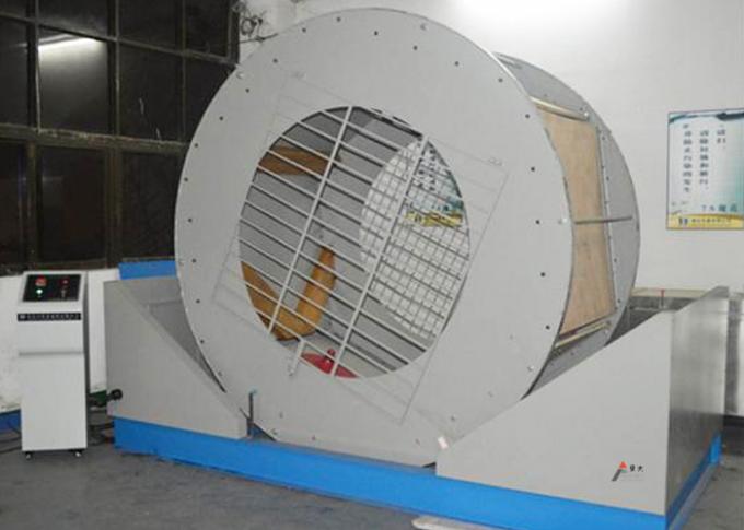 Luggage Drum Tumble Tester , Qualified Leather Case Drum Drop Test Machine