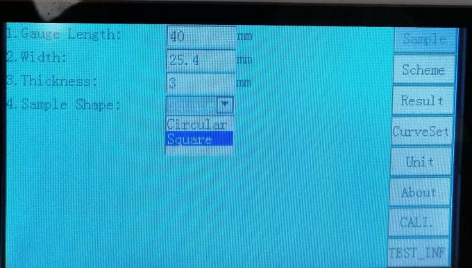 Fabric Universal Tensile Testing Machine CRE Extension Elongation Rate 10KN